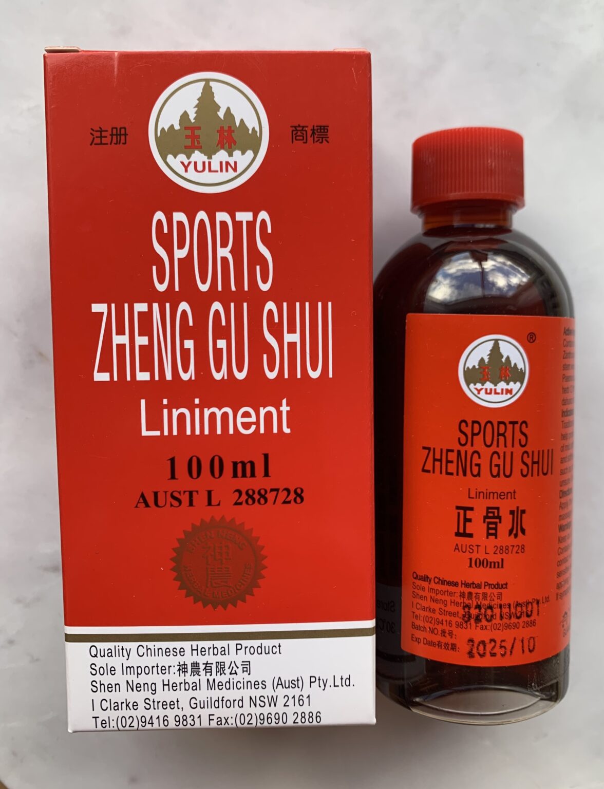 Sport Liniment Zheng Gu Shui 100ml | Blue Wren Acupuncture